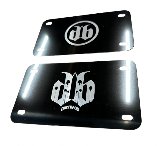 DB License Plate – Dirtbags California